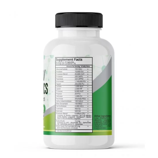 Pre/Pro/Postbiotics With Enzymes